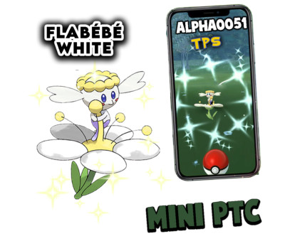 Pokemon Shiny Flabébé White Flower Mini P T C 80k | eBay