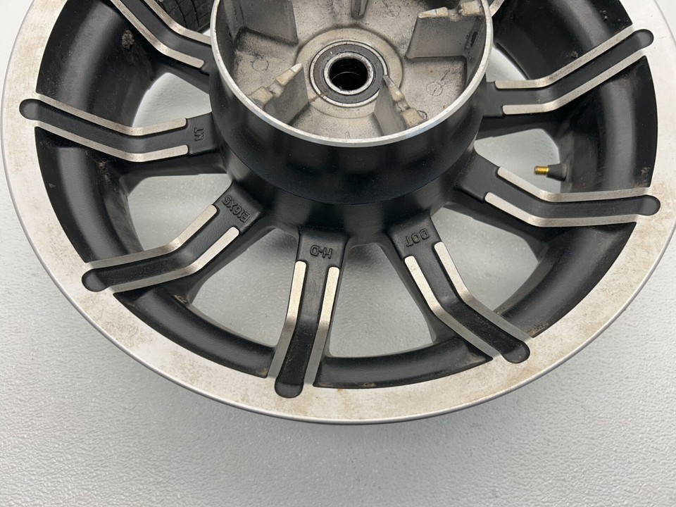 09-23 HARLEY TOURING STREET ELECTRA GLIDE IMPELLER REAR BLACK CHROME ...