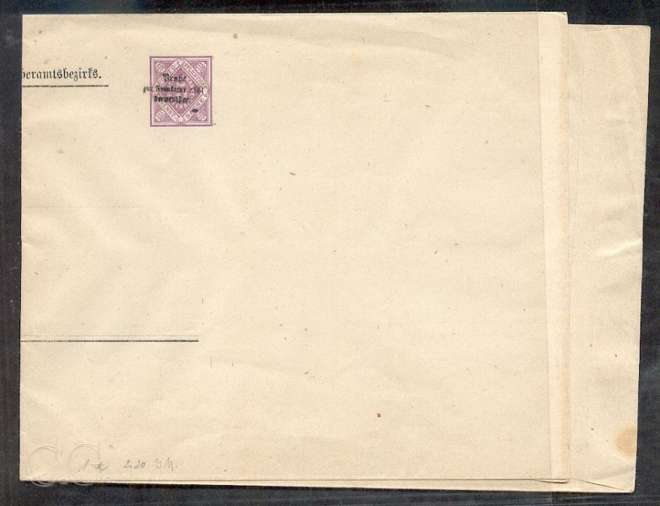 Württemberg Stationery With Probedruck-Aufdruck (A7309 | eBay