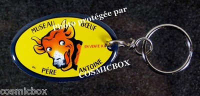 Porte-clés émaillé MUSEAU de BOEUF du PERE ANTOINE plaque émail enamel ...
