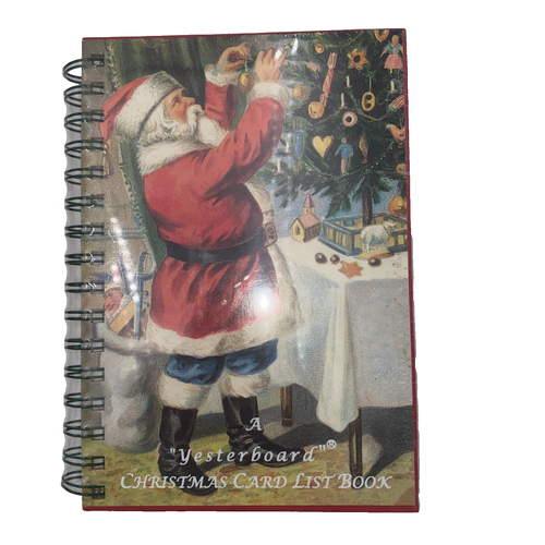 A Yesterboard Book Christmas Card List Book A Z Tabs Hardcover | eBay