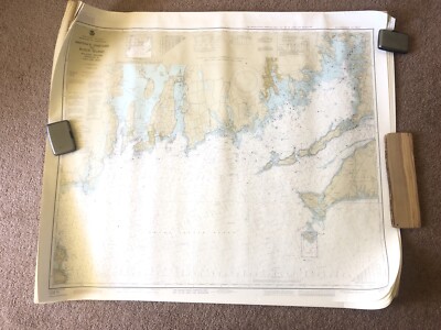 NOAA Nautical Training Chart 1210 Tr Martha's Vineyard To Block Island ...
