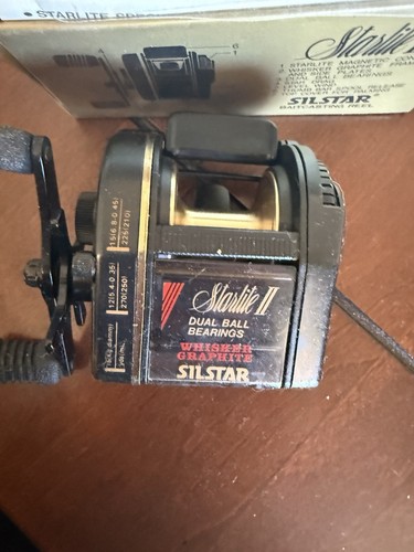 Vintage Silstar Starlite II Baitcasting Reel W/ Original Box | eBay