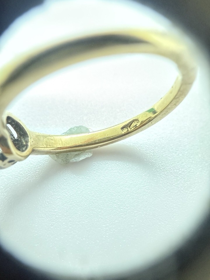 Antique Victorian Austro-Hungarian 14K Old Cut Diamond Ring 2.6 Gram ...