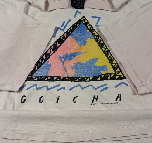 VTG Gotcha Shirt Mens XL Surf Skate Grunge Emo Art Cali Single Stitch ...