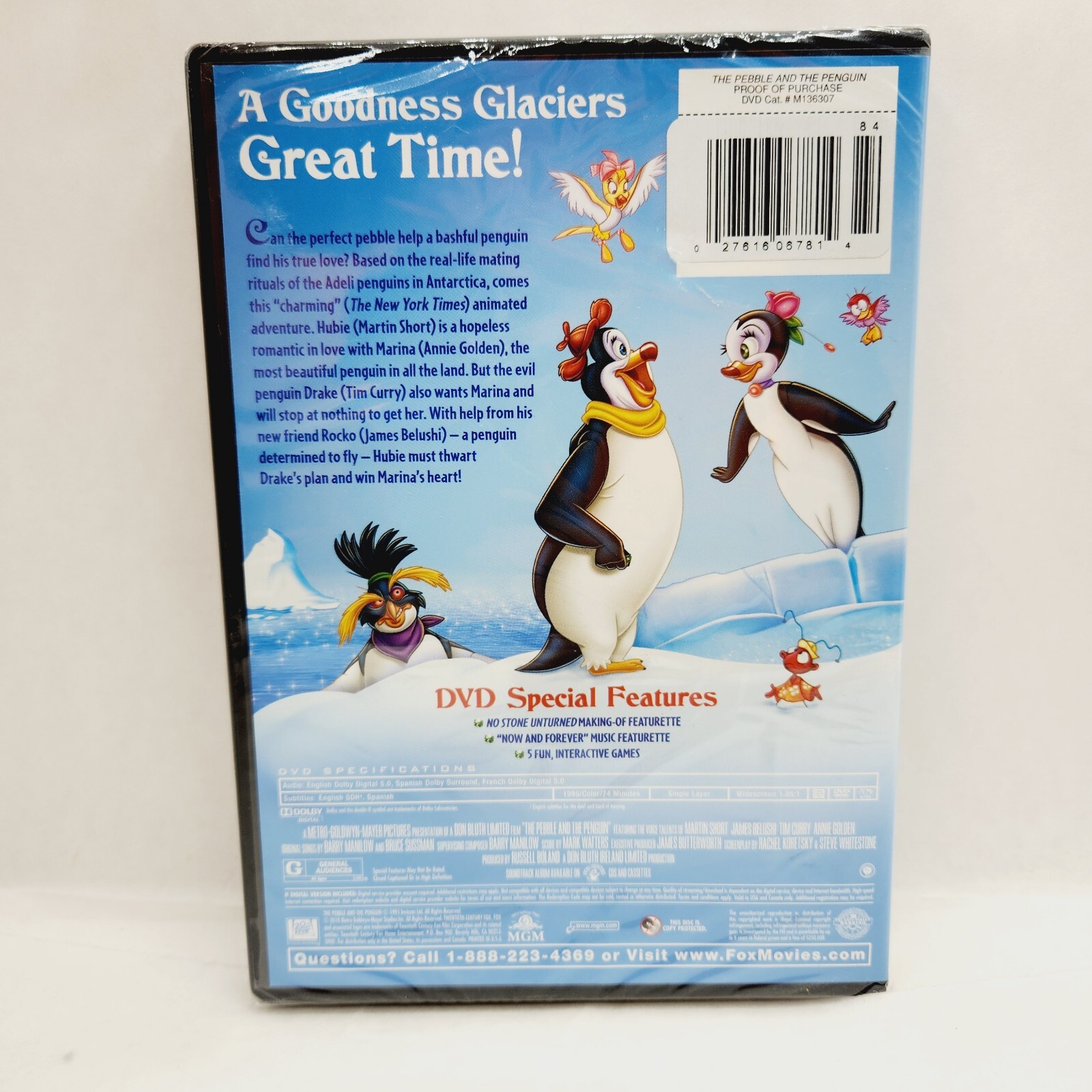 THE PEBBLE AND THE PENGUIN FAMILY FUN ED New DVD 27616067814 | eBay