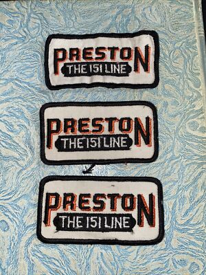 3 PRESTON TRUCKING THE 151 LINE PRESTON, MD Vintage Hatch Patches | eBay
