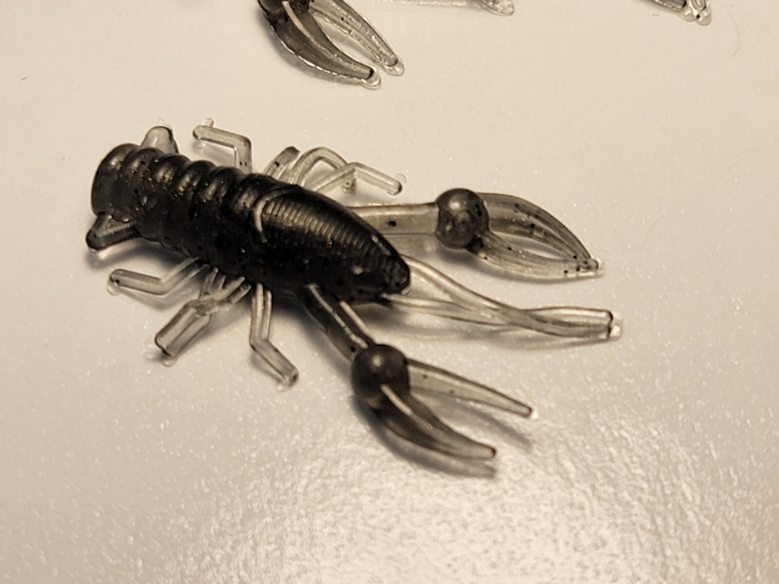 (30) 1" Mighty Craw "Black Gold" crappie Panfish Jig Crawfish Lure Soft ...