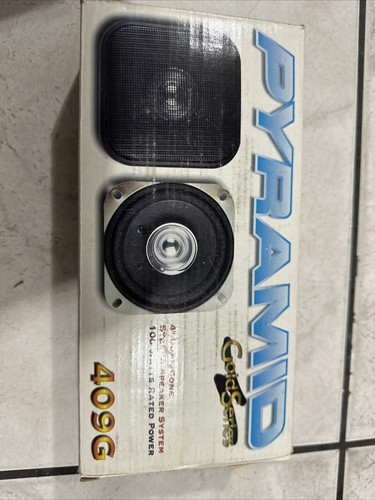 Pyramid 409G 4” Dual Cone Stereo Speaker System | eBay