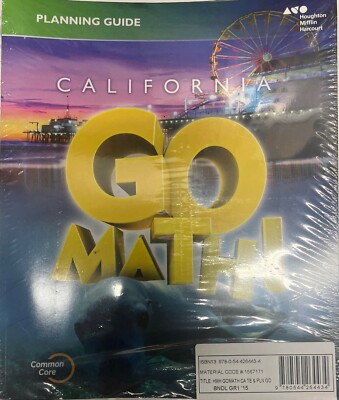 California Go Math 1st Grade 1 Teacher Edition Set All Chapters 2015 | eBay