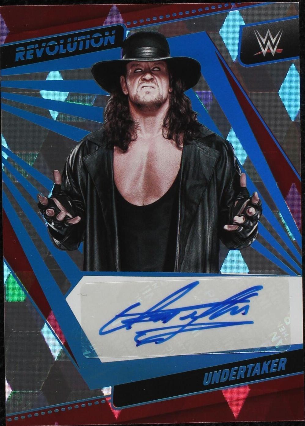 2022 Panini Revolution WWE - Autographs Undertaker #AG-UND Cubic /49 ...