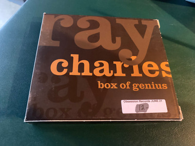 Ray Charles Box Of Genius 2 Cd Box Set rock pop r & b soul singer ...