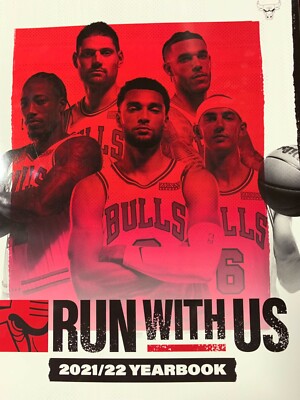 2021-2022 CHICAGO BULLS YEARBOOK NBA BASKETBALL PROGRAM 128 PAGES ...