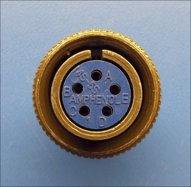 Amphenol 97-3106a-14s-5s Circular Mil Spec Connector 5 Pin for sale ...