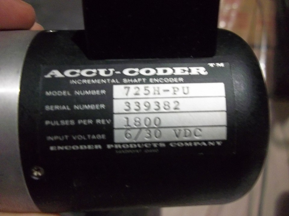NEW IN BOX ACCU-CODER 725H-PU ENCODER 1800 PULSES PER REV 6/30VDC (264 ...