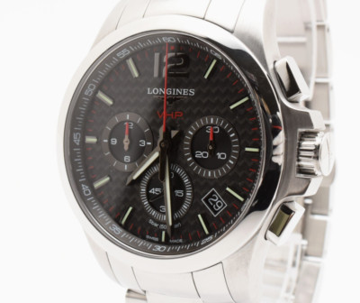 [Near MINT /Box Paper ] LONGINES Conquest VHP L3.717.4 Chronograph ...