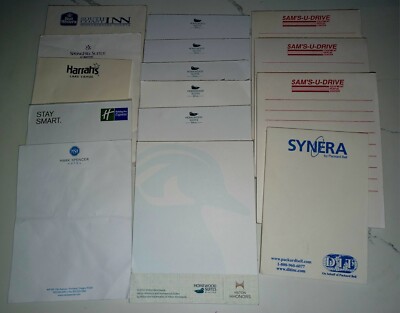 Hotel Note Pads, Some Vintage. Homewood Suites, Harrah, Best Western ...