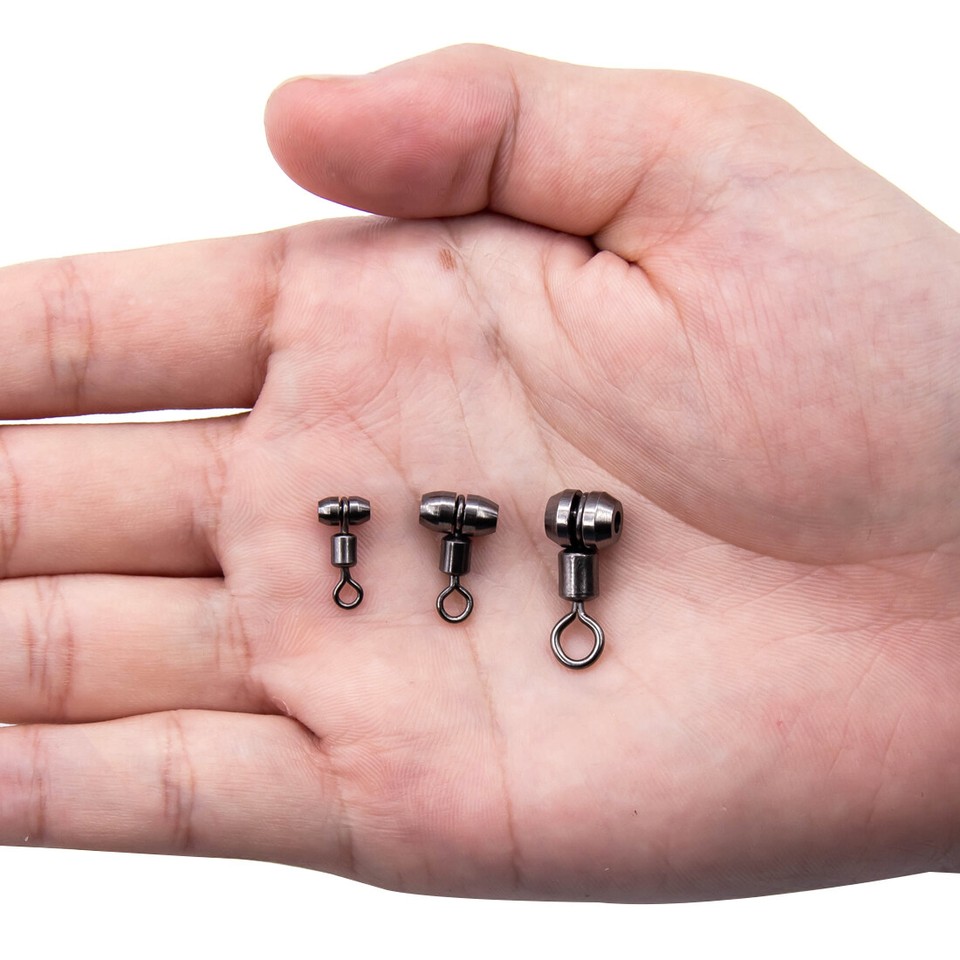 20~50Pcs Heavy-Duty Rolling T Swivels 3 Way Swivel Rigs Fishing Tackle ...