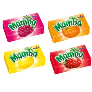 Storck MAMBA German Chewy Candies Raspberry Strawberry Lemon Orange ...