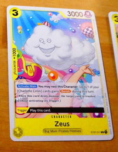 ONE PIECE ENGLISH CARD GAME CARTE ZEUS ST07-011 ST EN MINT | eBay