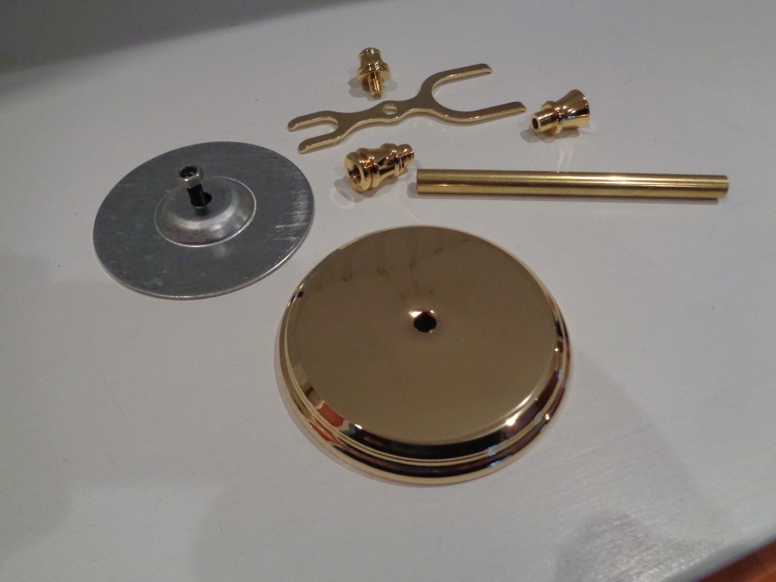 Gold Finish Deluxe Razor & Brush Stand Woodturning Kit | eBay