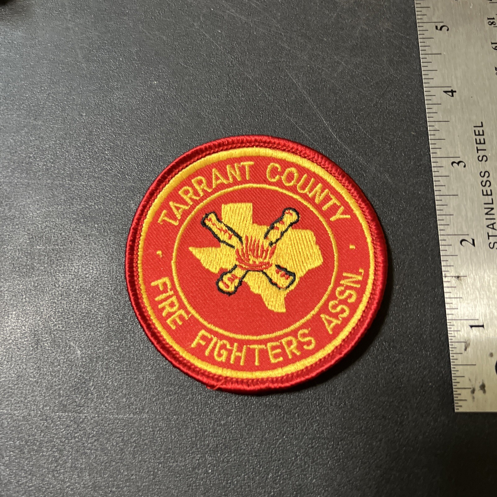 Vintage Obsolete Texas Fire Department Patch Tarrant County | eBay