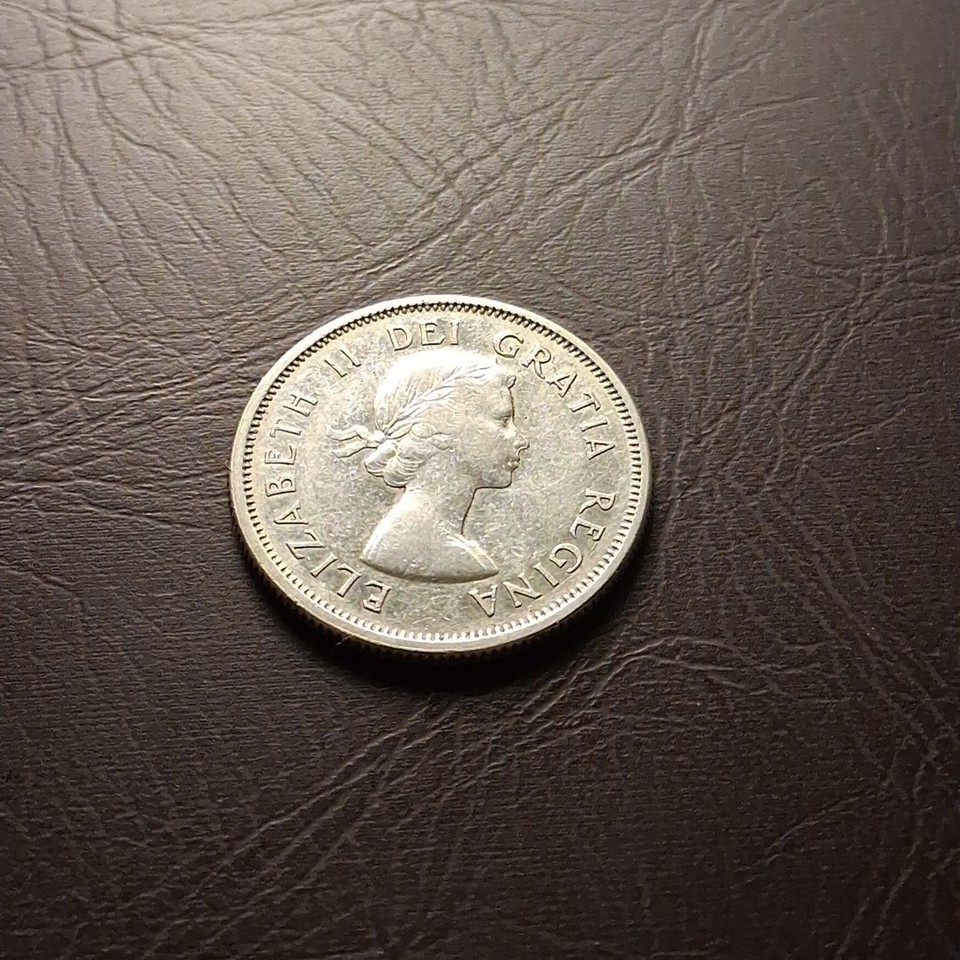 1961 Canada 25 Cents Queen Elizabeth II Silver Quarter Coin 25 Cent | eBay