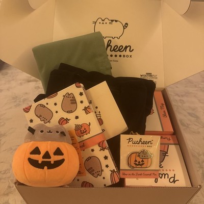 Pusheen Box Fall 2025 Size XS New All Items Halloween Pumpkin Cat ...