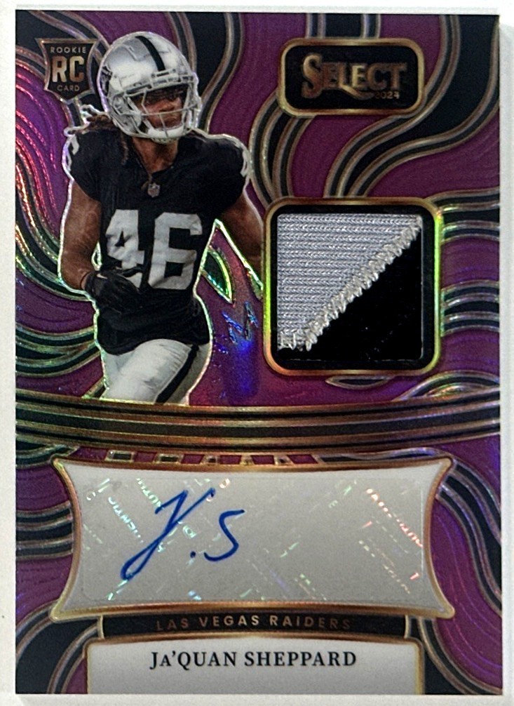 2024 Panini Select - Rookie Signature Memorabilia Ja'Quan Sheppard #RSM ...