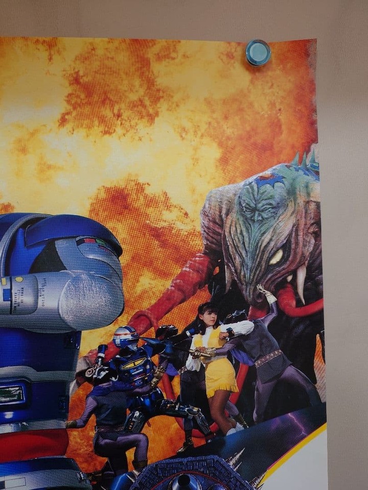 Toei Movie Poster Space Sheriff Shaider Chase Shigi Kidnap Gang B2 Size ...