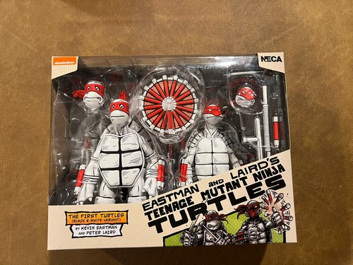 NECA Eastman & Laird’s TMNT First Turtles 2-Pack Black and White ...