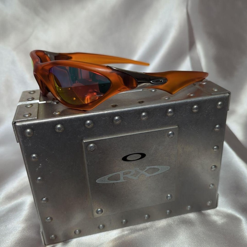 Oakley Scar Polarized Fire sunglasses Accessories Matte orange x silver ...