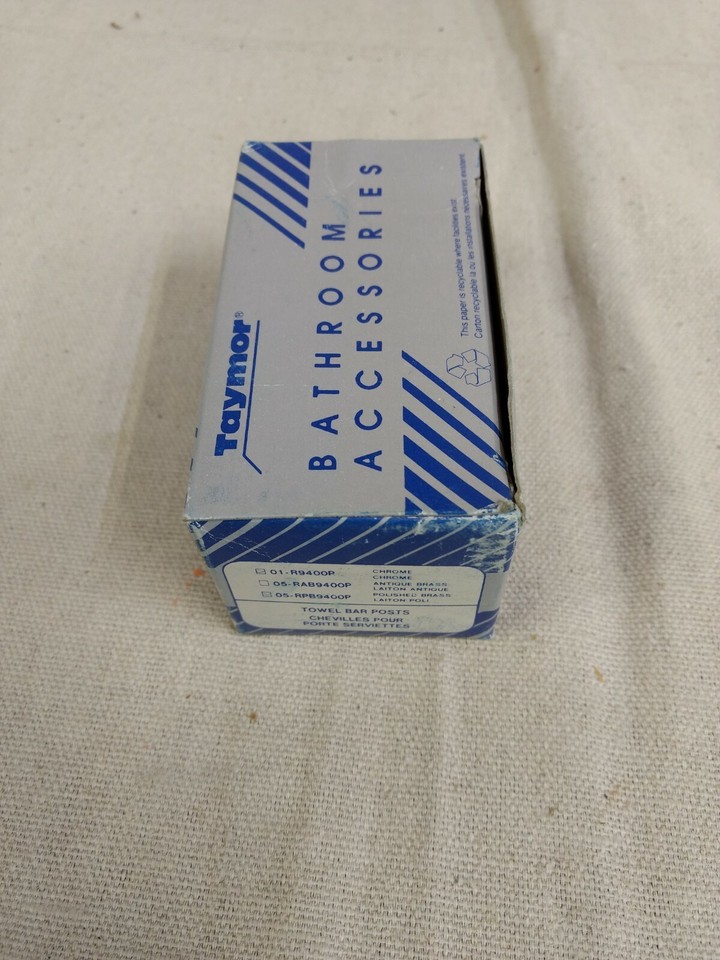 Vintage Taymor Bathroom Accessories 05-RPB9400P Towel Bar Posts ...