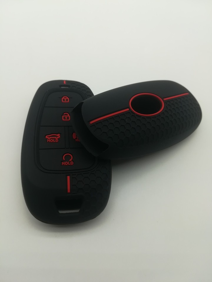 Silicone key cover For 2021 2022 2023 Hyundai Tucson Sonata Cruz Santa ...