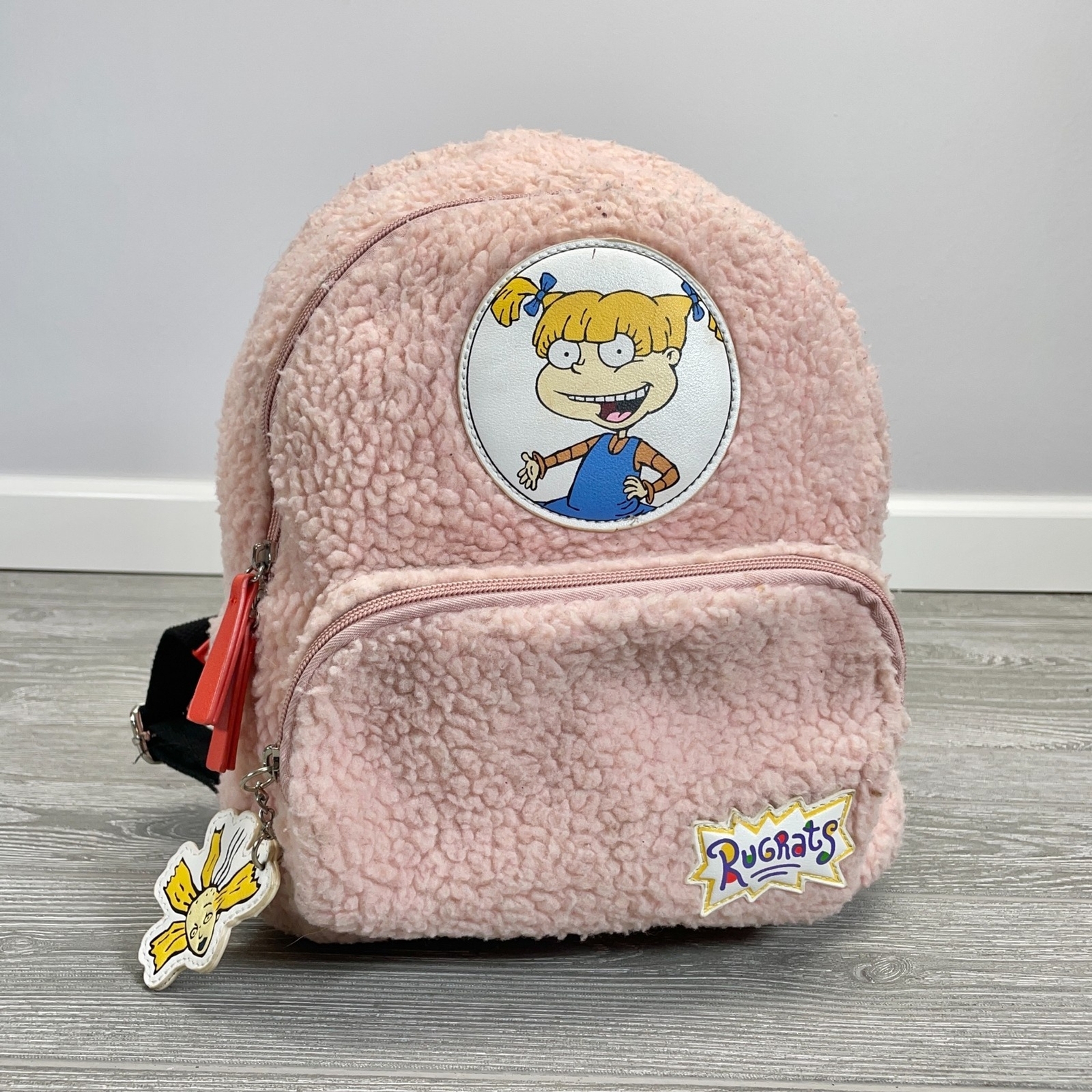 2018 Nickelodeon Rugrats Angelica Pink Sherpa Mini Ba… - Gem