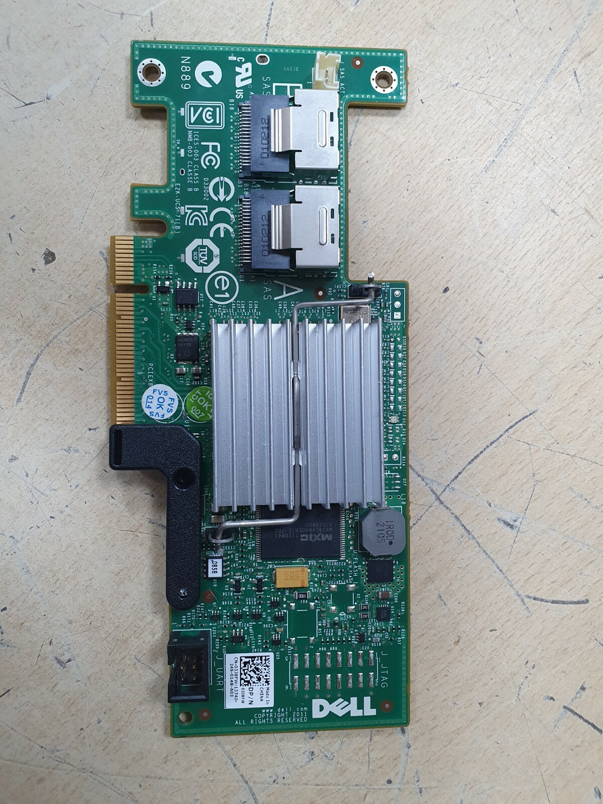 Dell Perc H200 6Gb Pci-express 2.0 6Gbps SAS Raid Controller Card 3J8FW ...