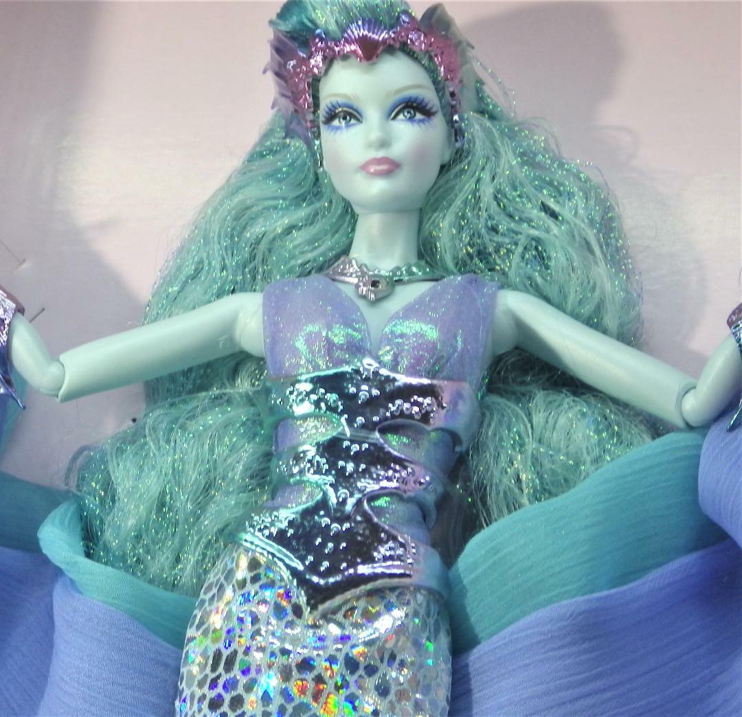 America Mattel Direct Exclusive Water Sprite Barbie Doll Gold Label ...
