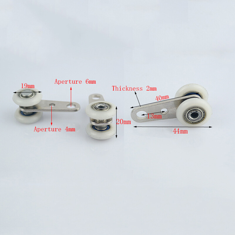 20PCS Sliding Door Window Rollers Curtain Hanging Wheel Car Wash ...