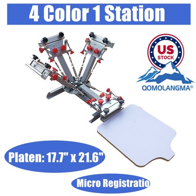 Screen Printing - 4 Color Screen Printing Press
