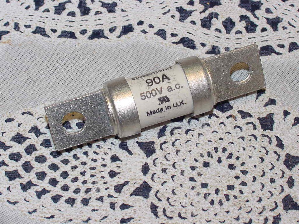 Bussmann FWH-90B Ceramic High Speed Semiconductor Fuse 90 AMP, 500 VAC ...