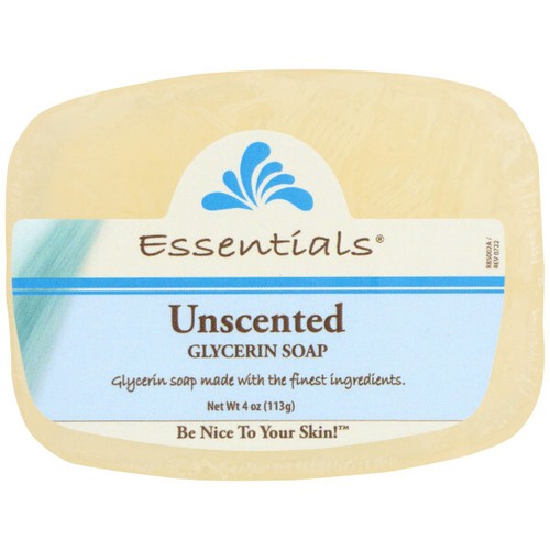 Clearly Natural Essentials Pure Glycerin Bar Soap Unscented 4.0 Ounce ...
