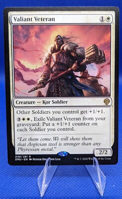 MTG Valiant Veteran Dominaria United 038/281 Regular Rare | eBay
