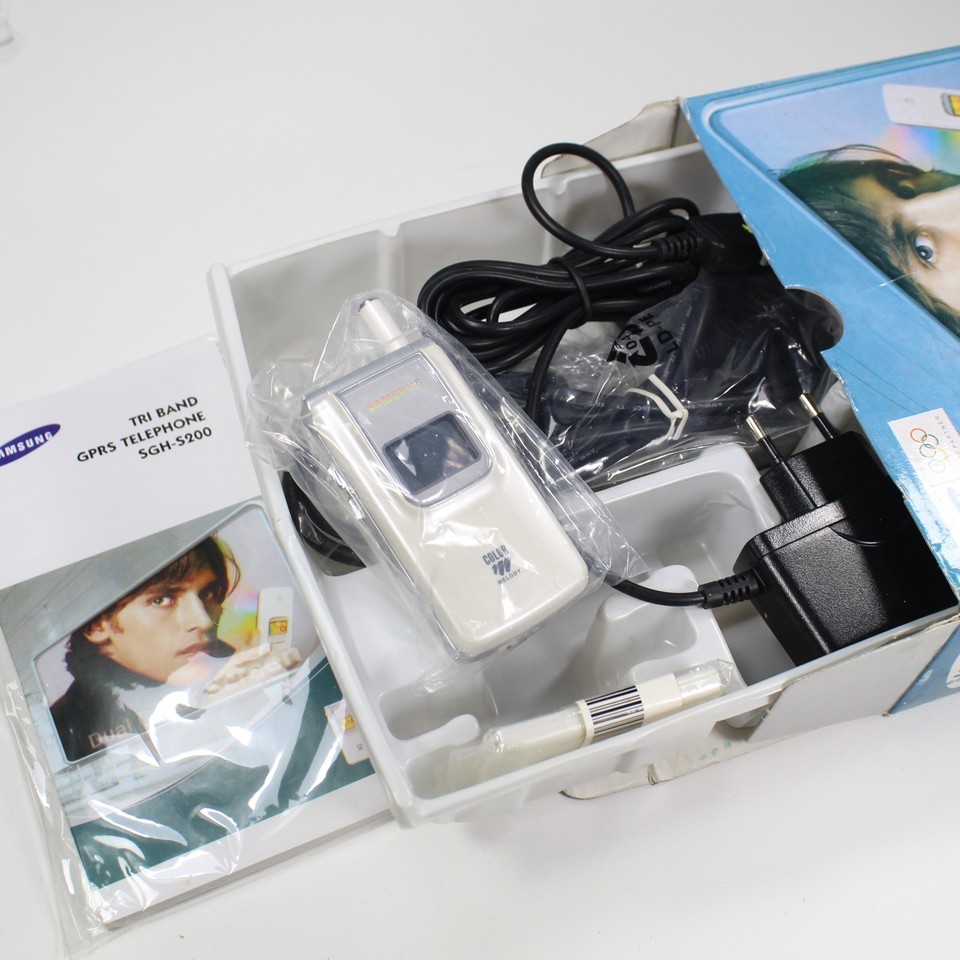 Rare Vintage Samsung SGH-S200 World Wide Olympic WHITE Phone In Box | eBay
