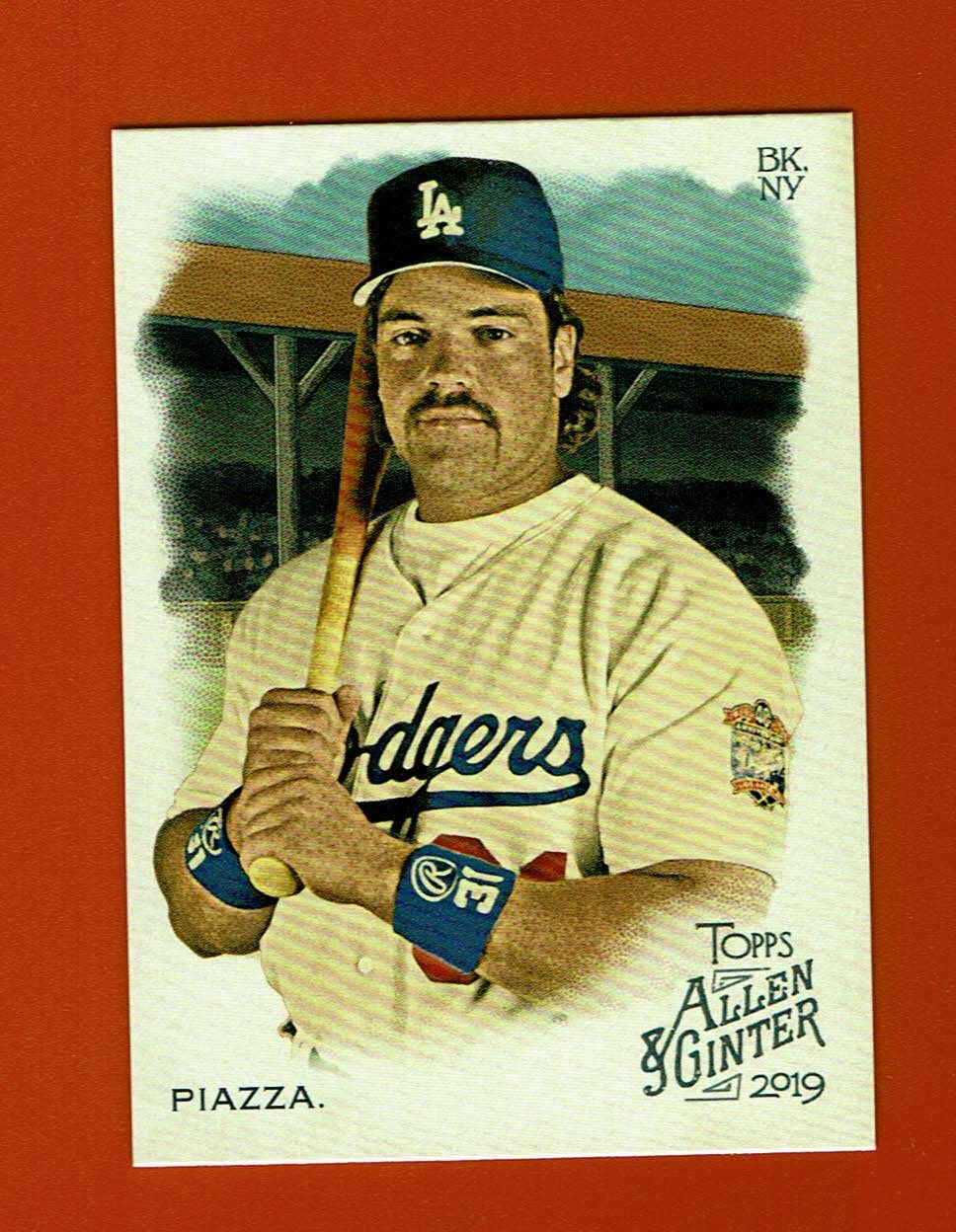 2019 Topps Allen & Ginter Mike Piazza #35 Los Angeles Dodgers | eBay