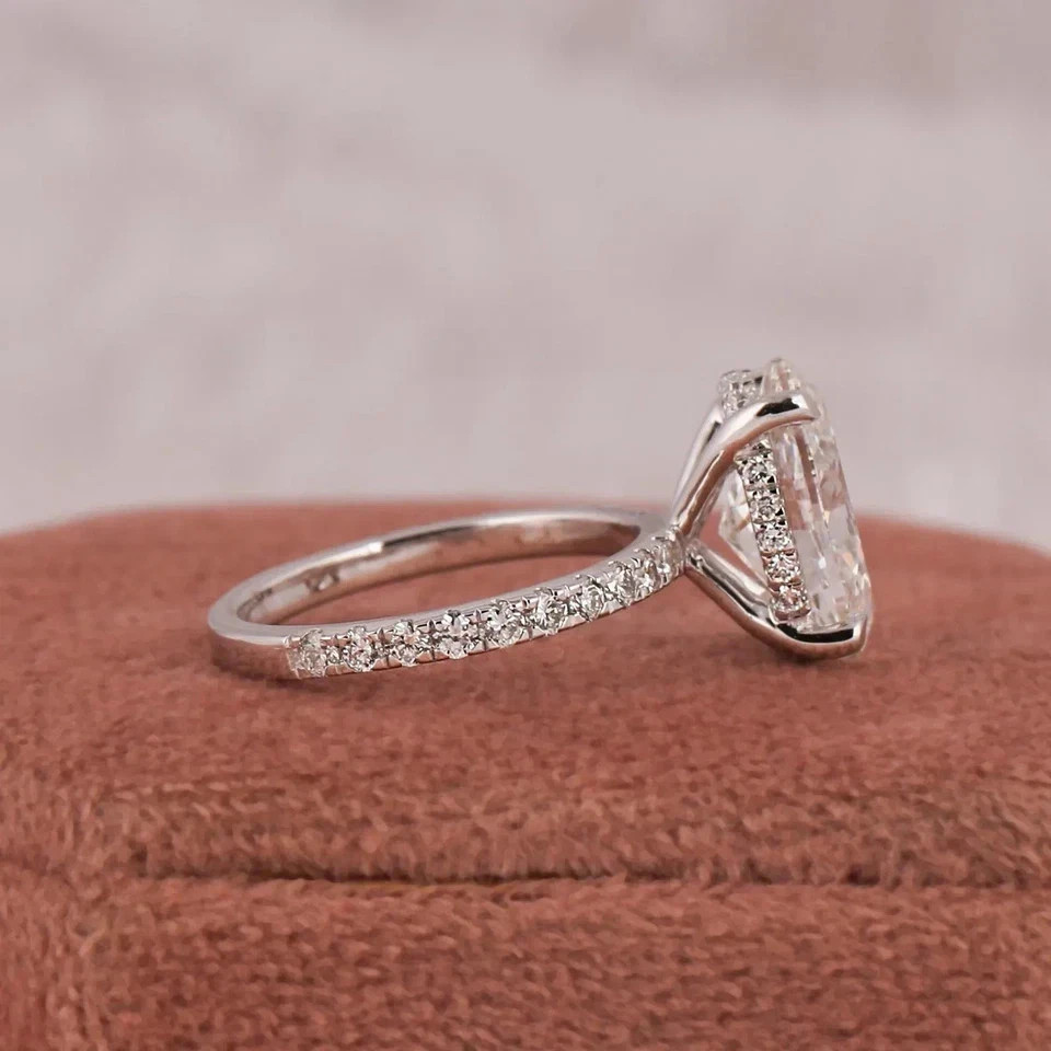 3.50 Ct Certified Diamond Solitaire Ring, FREE Studs - No Tariffs or ...