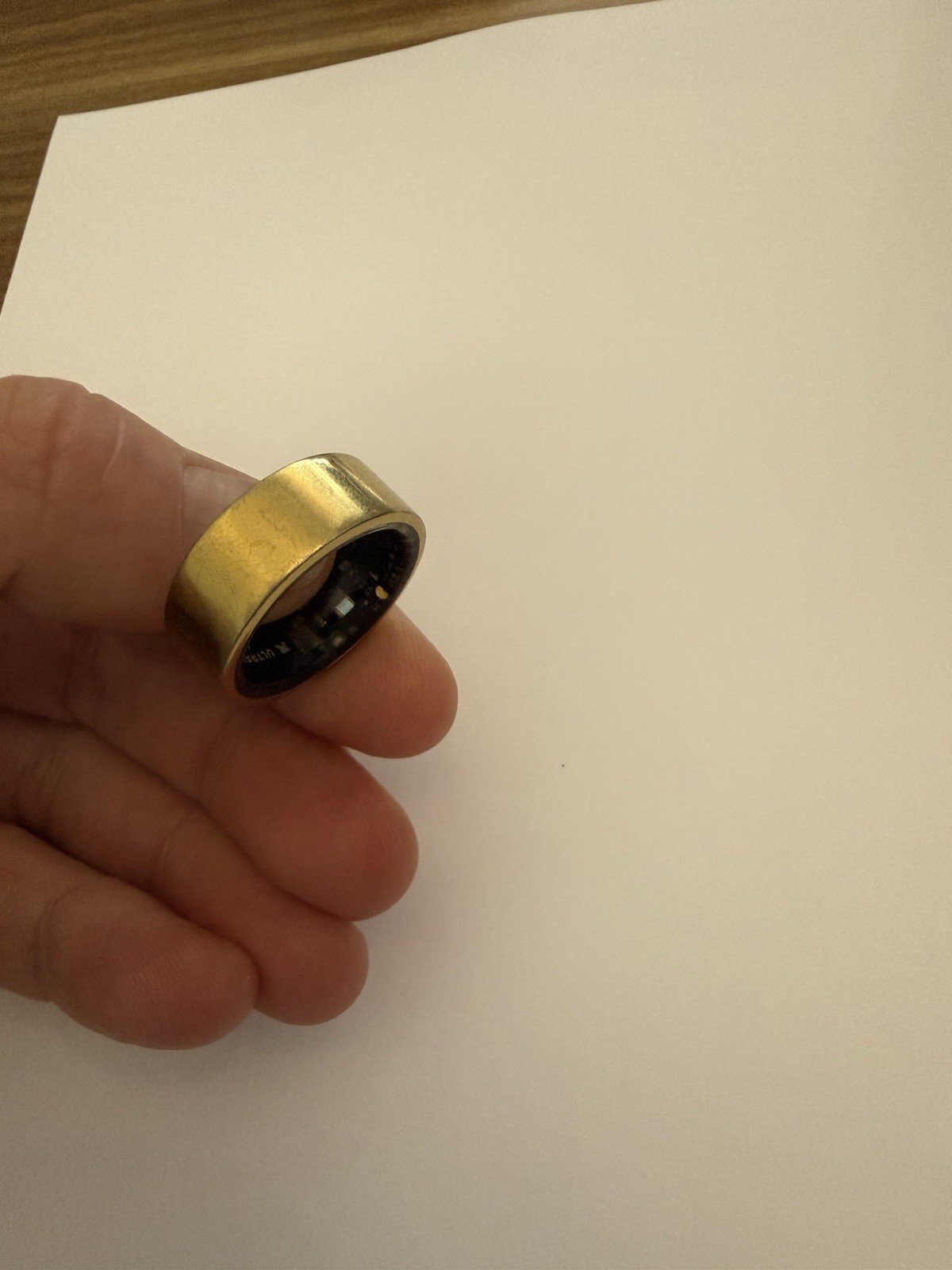 Ultra Human Ring Air Size 7 GOLD Colour NEW With Box & Charger | eBay UK