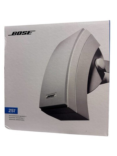 Bose 251 Environmental Speakers Premium Outdoor Speakers White SEALED BRAND NEW | eBay