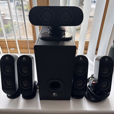 Logitech Surround Sound X-530 5.1 PC, PlayStation, Xbox DVD CD MP3 ...
