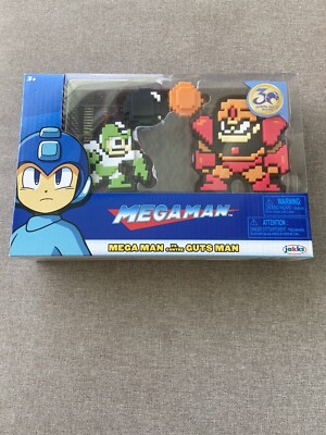 MegaMan Classic 8-Bit Figures 2-Pack Mega Man Vs. Guts Man - New | eBay