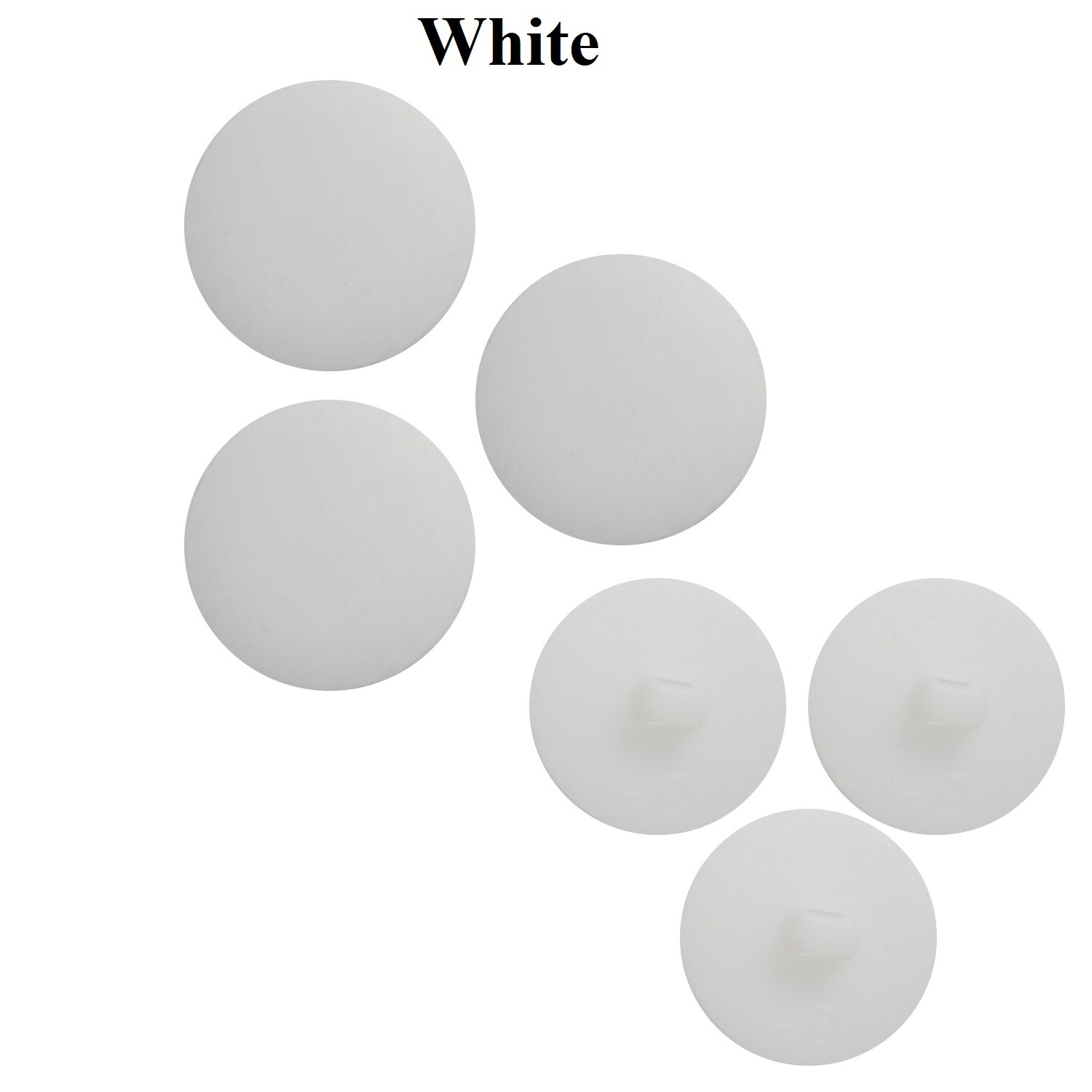 50/100 Sets Button Blanks Cover Buttons Choose Sizes Crafts Clothing ...